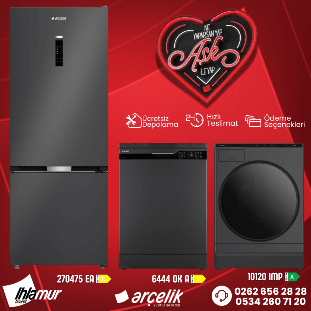 Arçelik Beyaz Eşya Seti - 6 - Ihlamur Arçelik